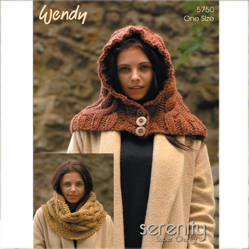TRW5750 Ladies Cowl Wendy Serenity Super Chunky – SMD Knitting